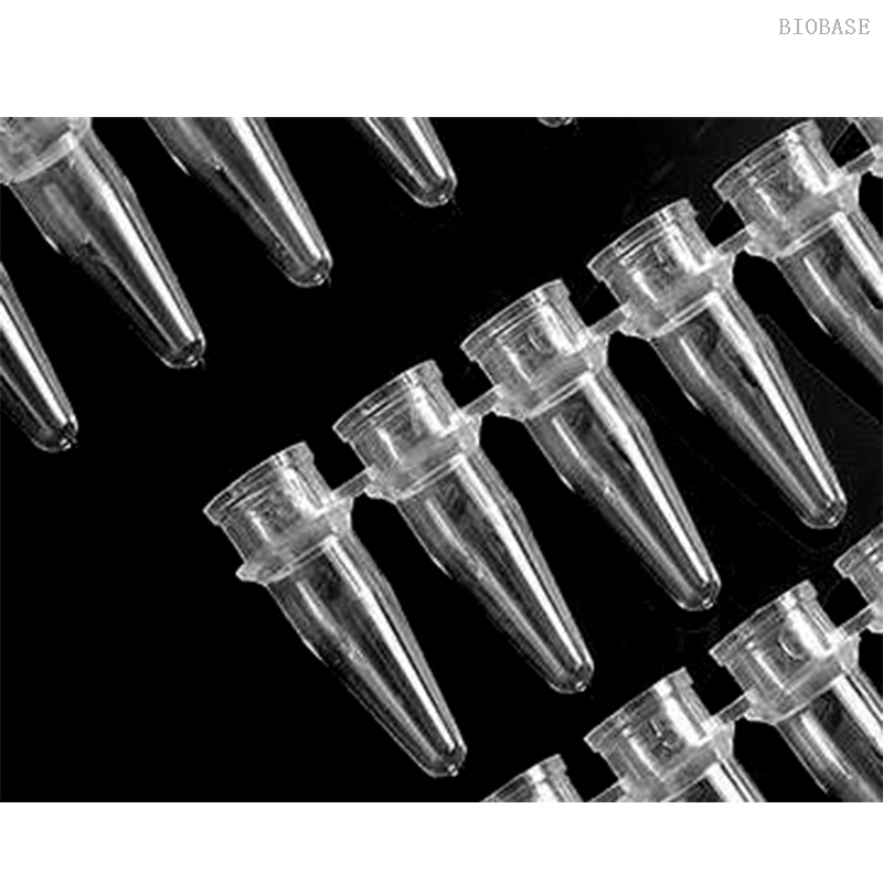 Disposable Transparent 8-strip PCR Tube Flat Cap 0.1ml/0.2ml PCR Tube ...
